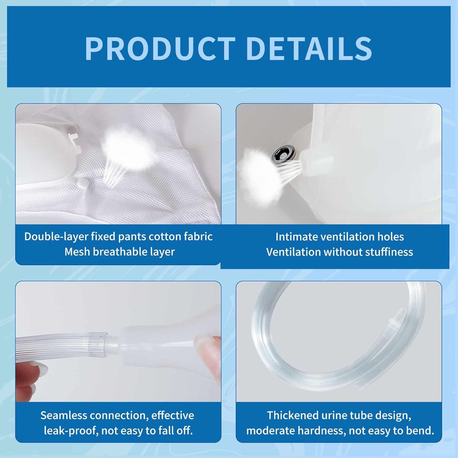 Silicone Urine Collector & Catheter Bags - Reusable Wearable Urinal ...