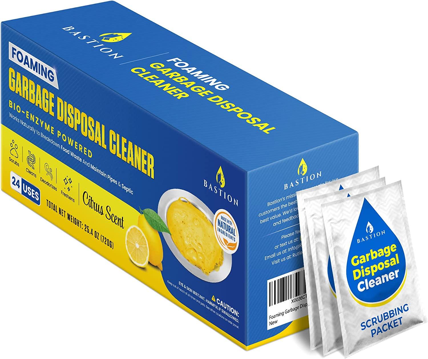 24-Count Garbage Disposal Cleaner and Deodorizer - Foaming Lemon ...