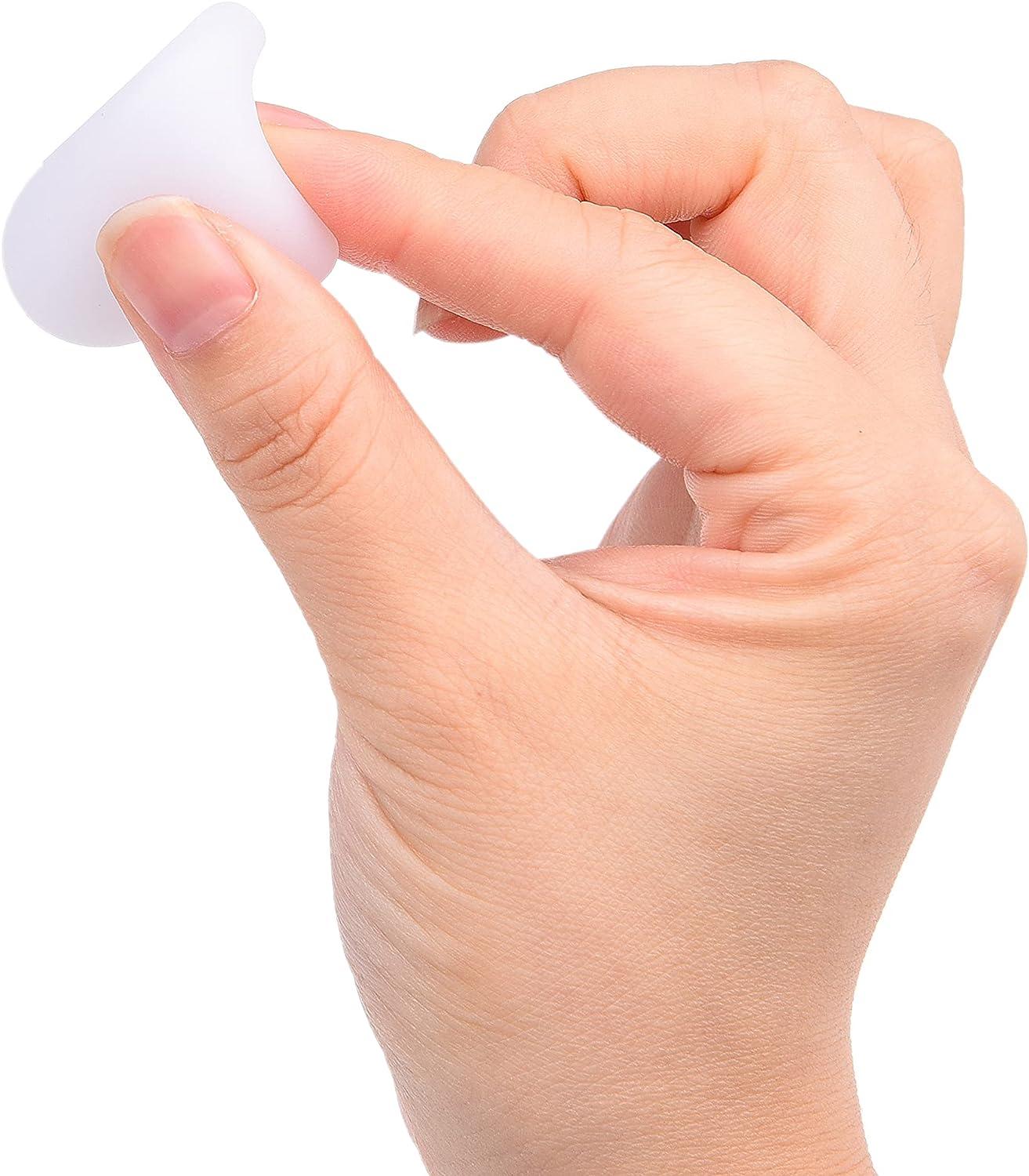 20 Silicone Toe Tube Caps for Pain Relief - Ideal for Bunions, Blisters ...