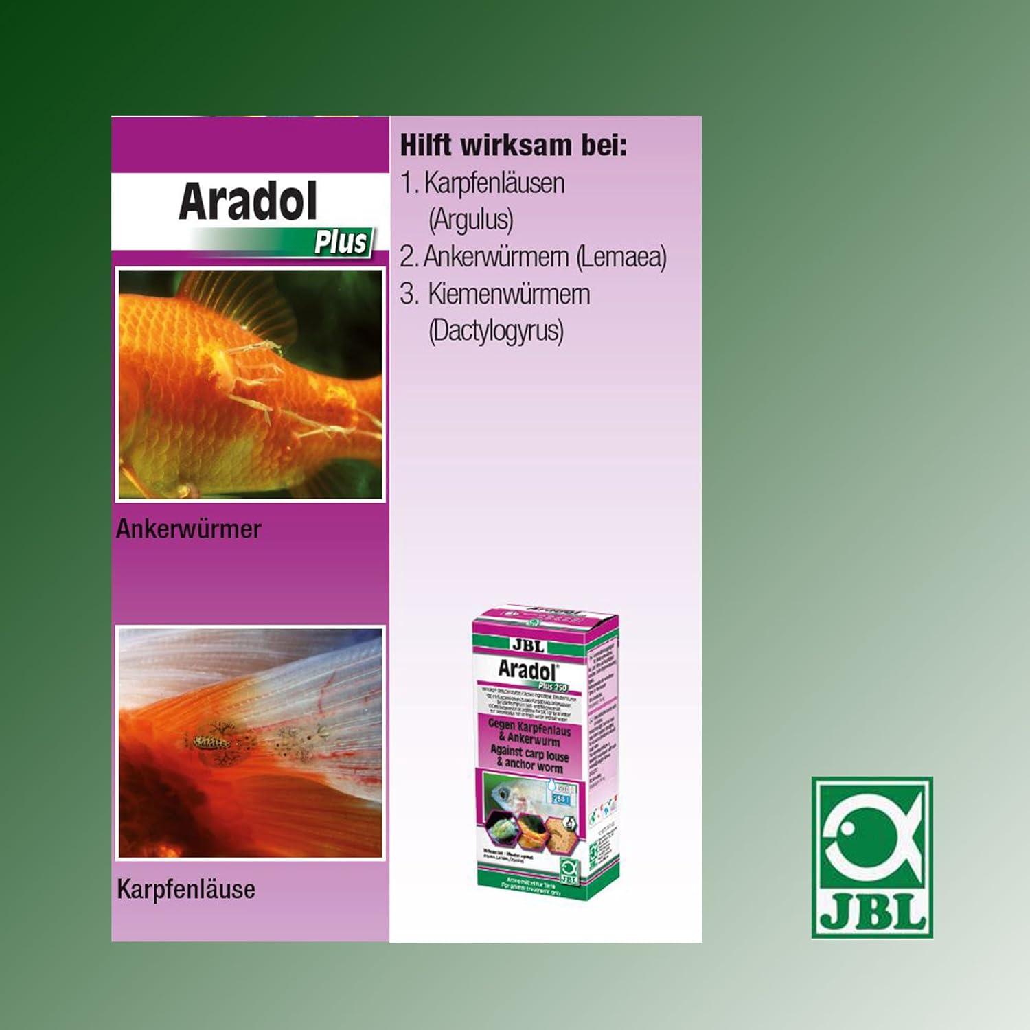 JBL Aradol 10073 | Best Remedy for Carp Lice & Anchor Worms in Aquarium ...