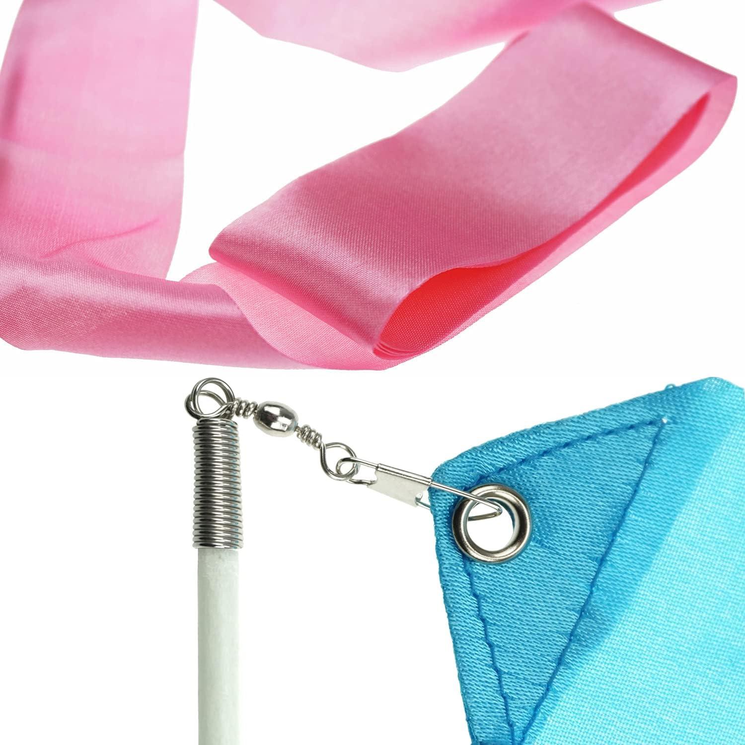 FAZHBARY Blue and Pink Rhythmic Gymnastics Wands for Kids - Ideal for ...