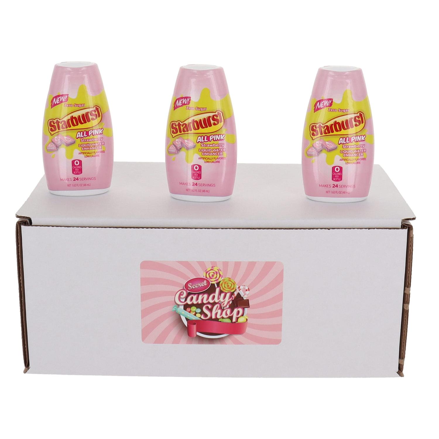 Starburst Water Enhancer Liquid Drink Mix (Strawberry) (Pack of 3 ...