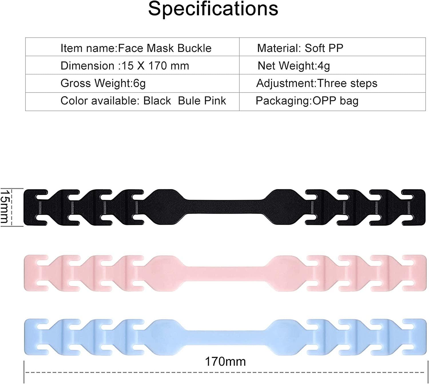 Adjustable Mask Extender Strap | Ear Saver Holder Buckle Protectors ...