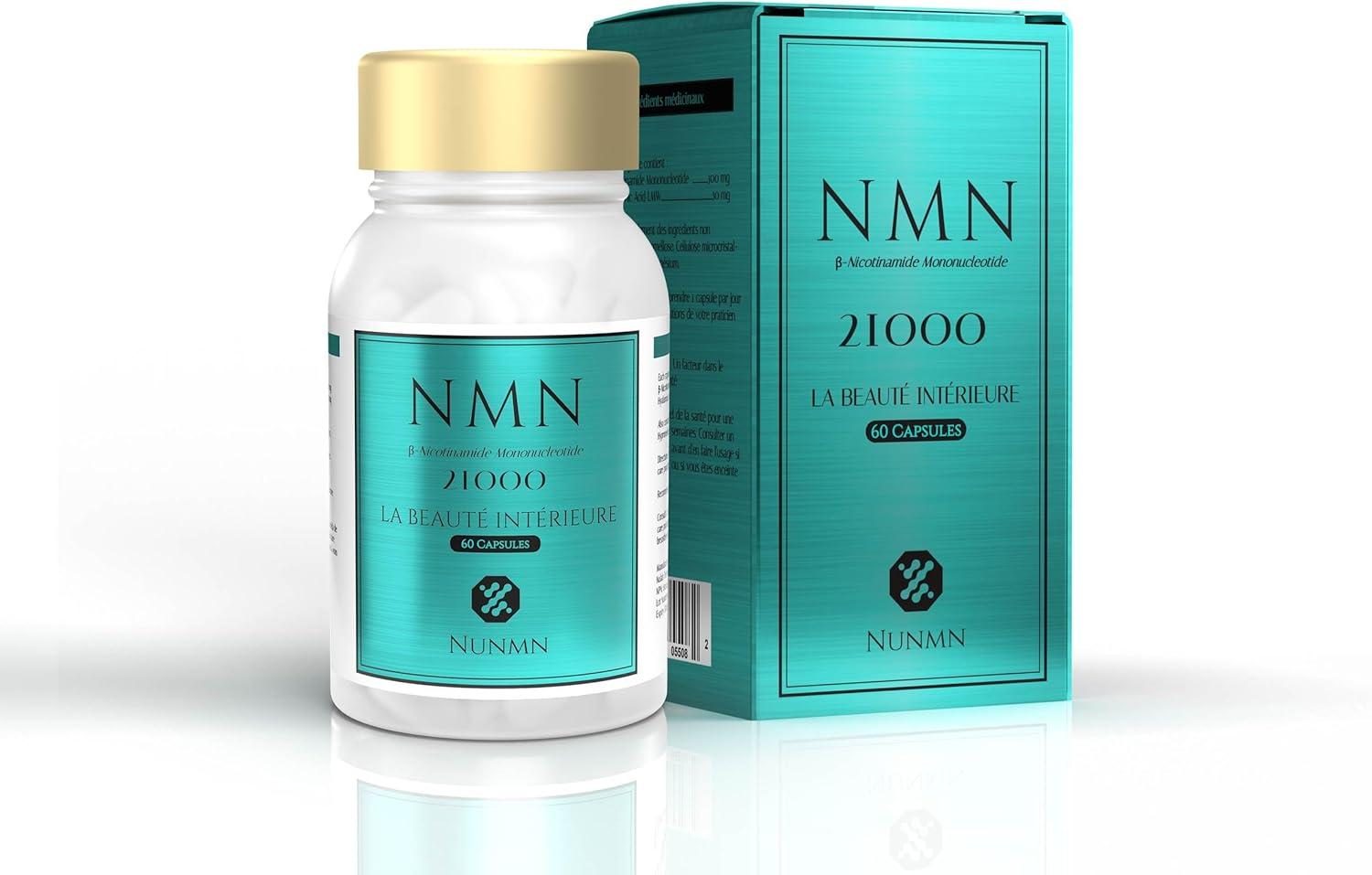 NMN 21000 NAD+ Booster Supplement Nicotinamide Mononucleotide Hyaluronic Glow Beauty Edition Low ...