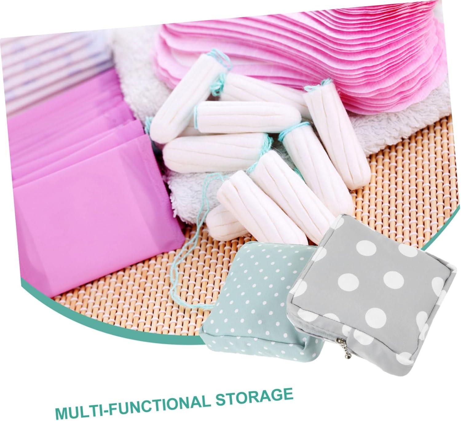 Exceart Women s Pocket Slip Inserts Hygiene Bag - 2PCs Tampon Box for ...