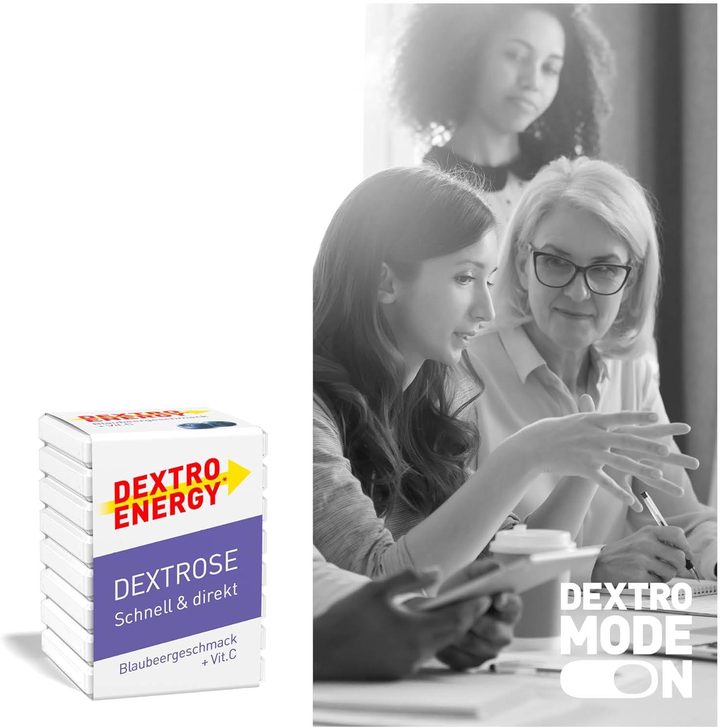 Dextro Energy Blueberry Cubes + Vitamin C (18 Pack) - Boost Energy ...