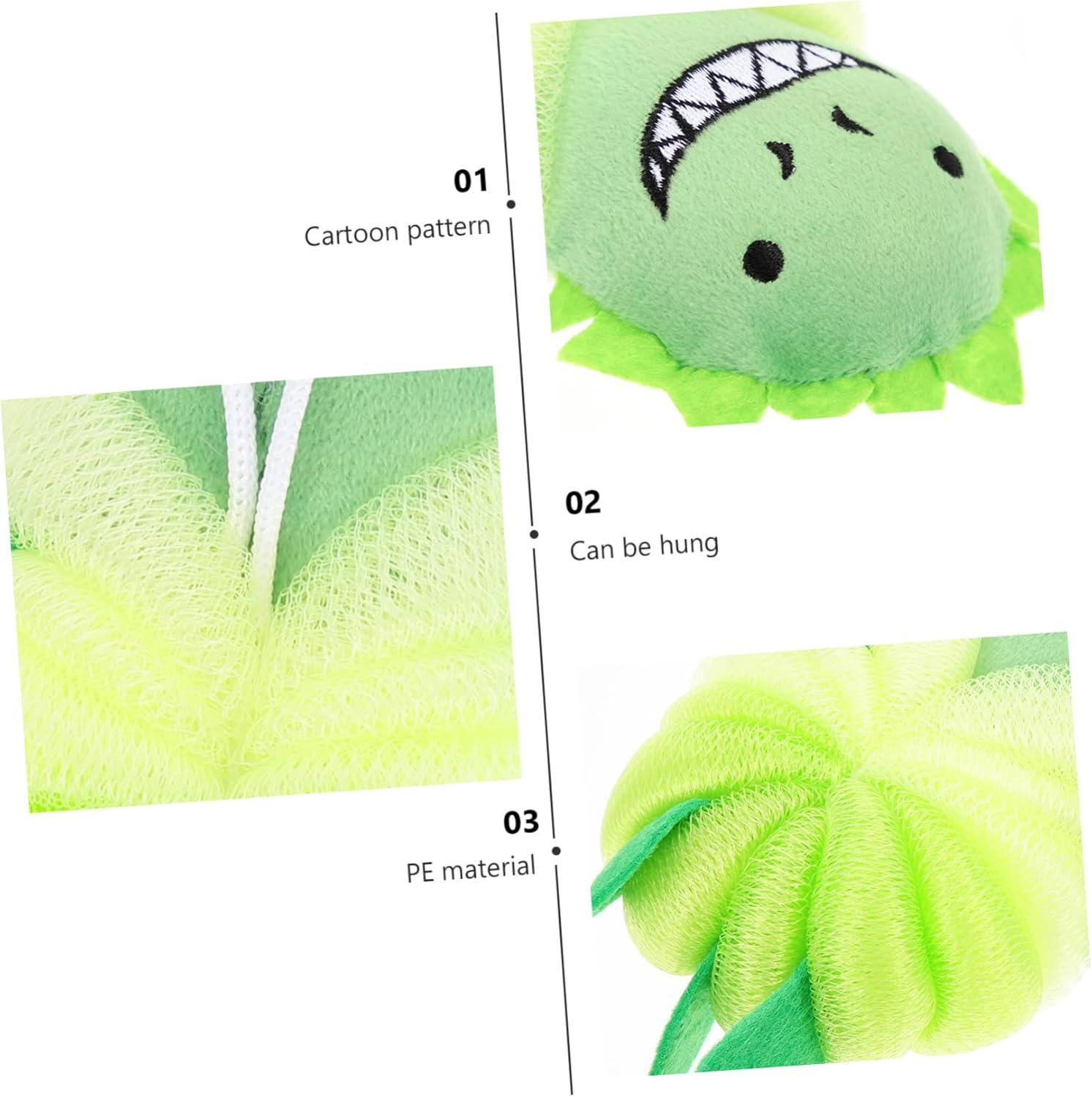 Shop Housoutil 4 Pcs Baby Loofah Body Puff - Cute Bath Sponge Balls for ...