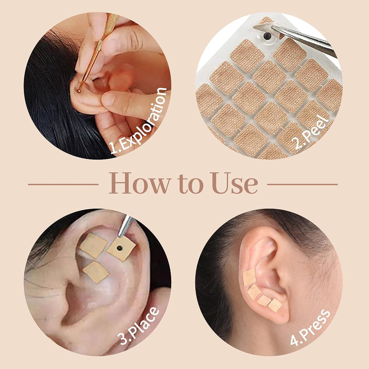 Multi-Condition Ear Seeds Acupuncture Kit - 1200Pcs Ear Press Seeds ...