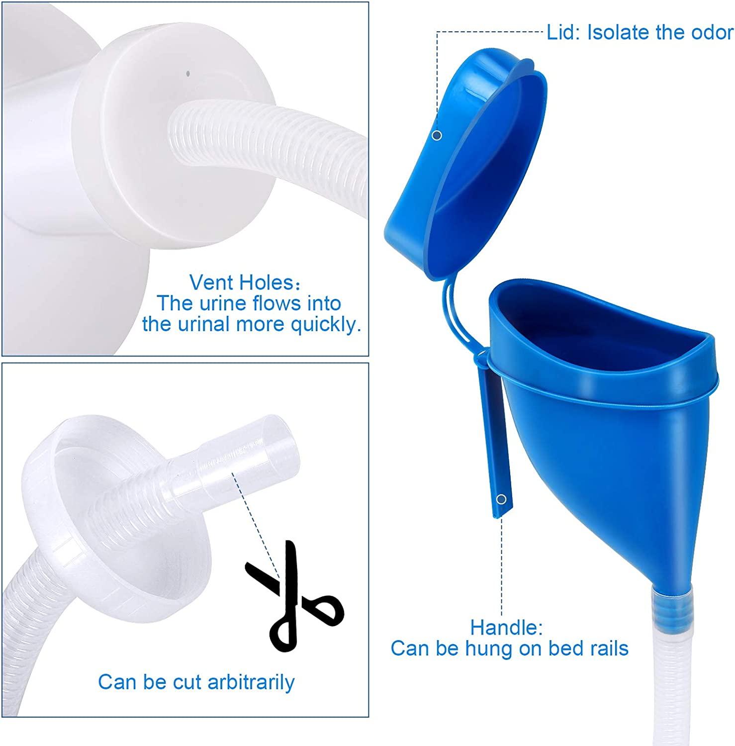 Takuyada 2000ml Unisex Potty with Lid & Funnel - Portable Pee Bottle ...