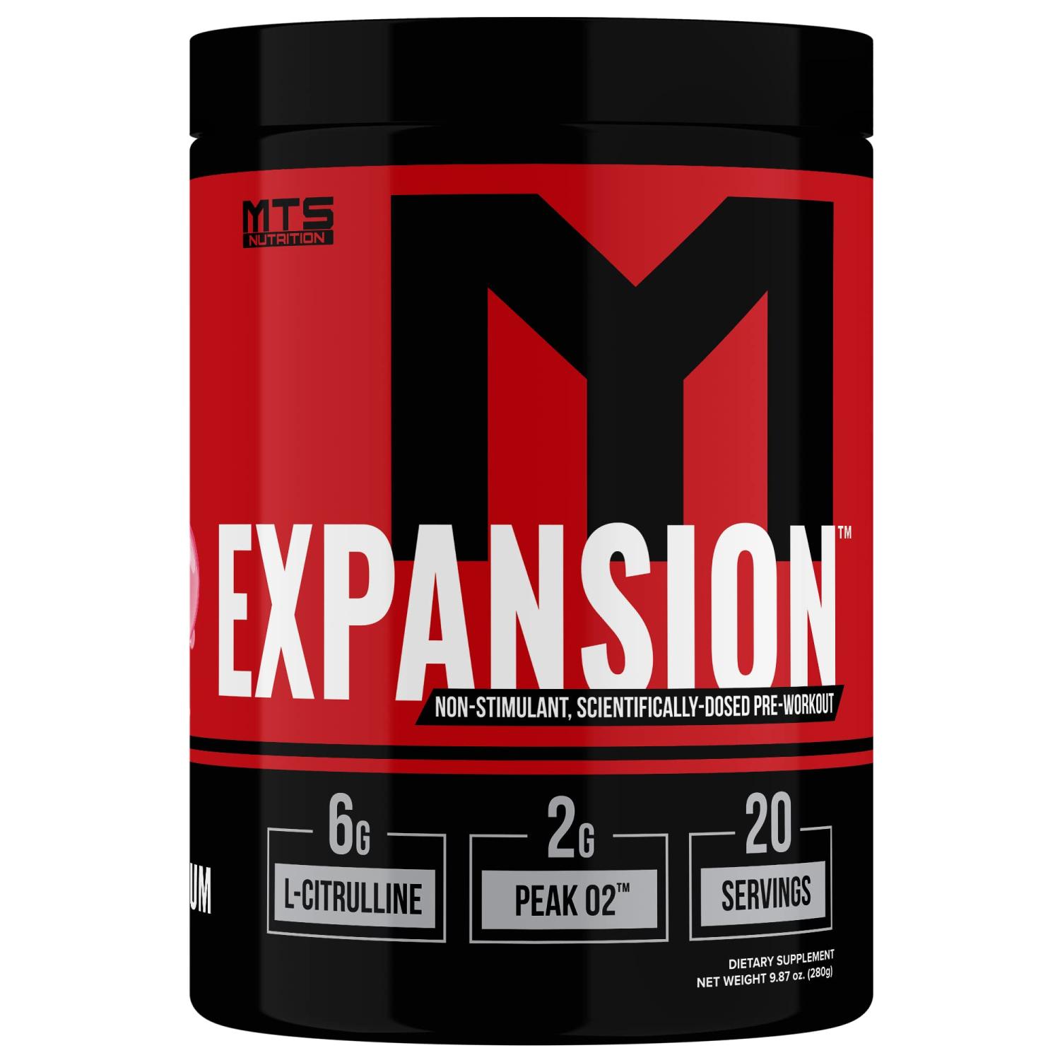 MTS Nutrition Expansion Bubblegum Flavor - Enhanced Workout Performance ...
