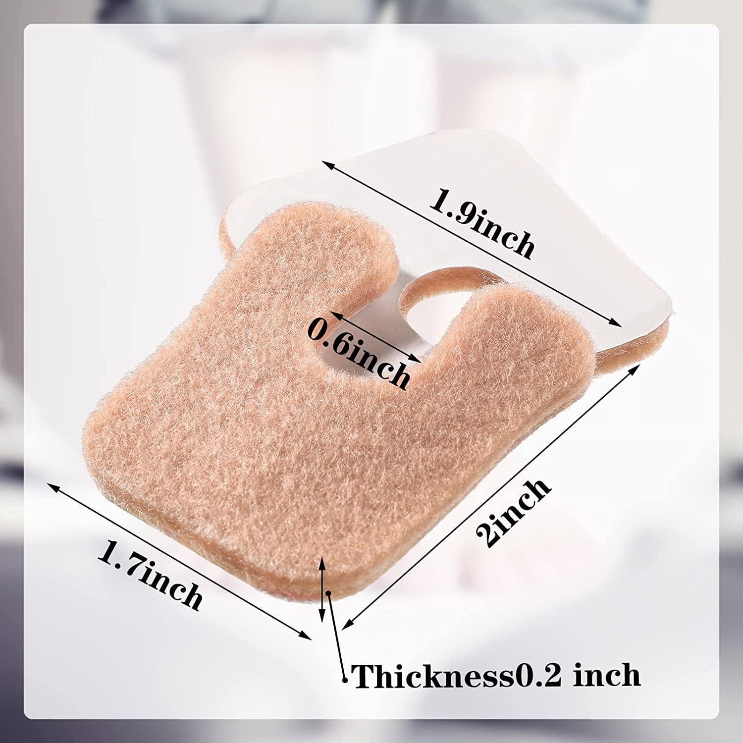 48pc U-Shaped Felt Callus Pads for Foot Pain Relief - Self-Adhesive ...