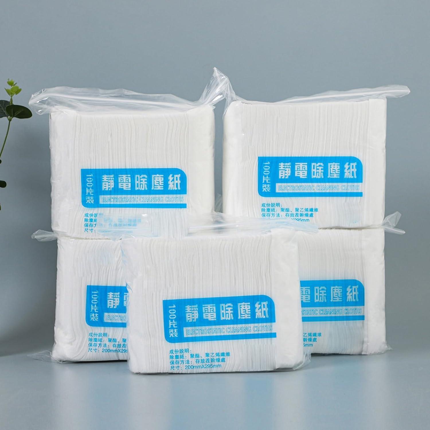 Electrostatic Mop Cloths - 100 Pack for Home Cleaning | International ...