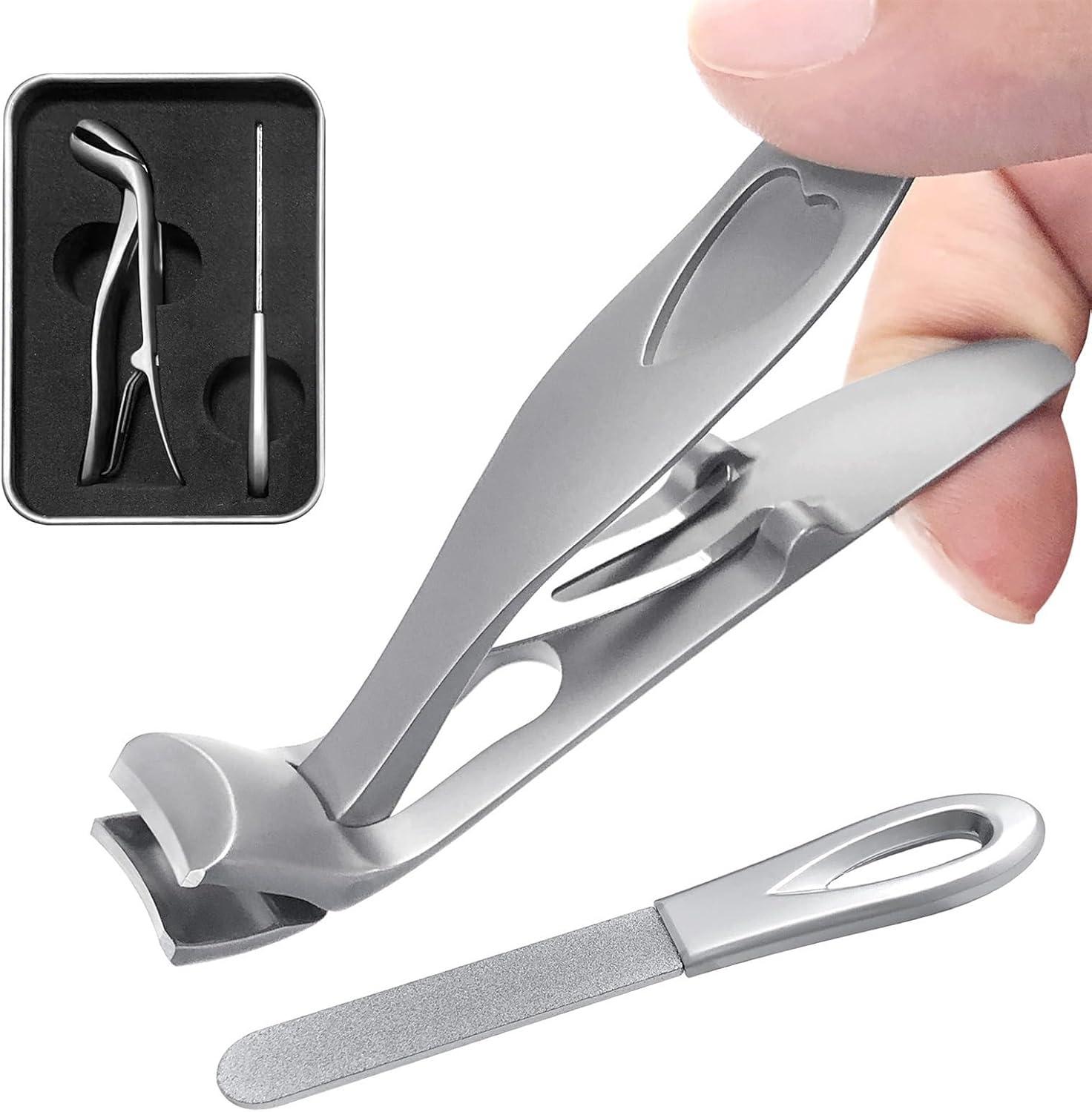 SUICRA Nail Clippers Fingernail Clipper Toenail Nail Clippers Angled ...
