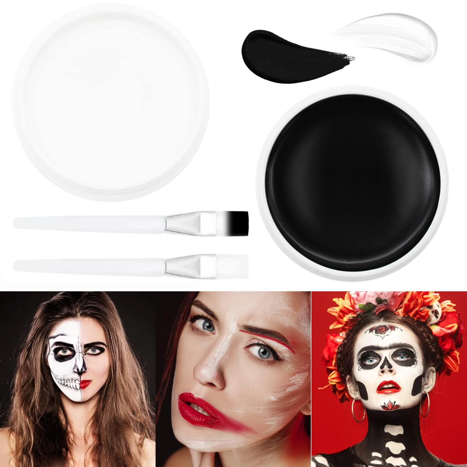 Professional Halloween Makeup Kit for Adult Cosplay - Ghost & Skeleton ...