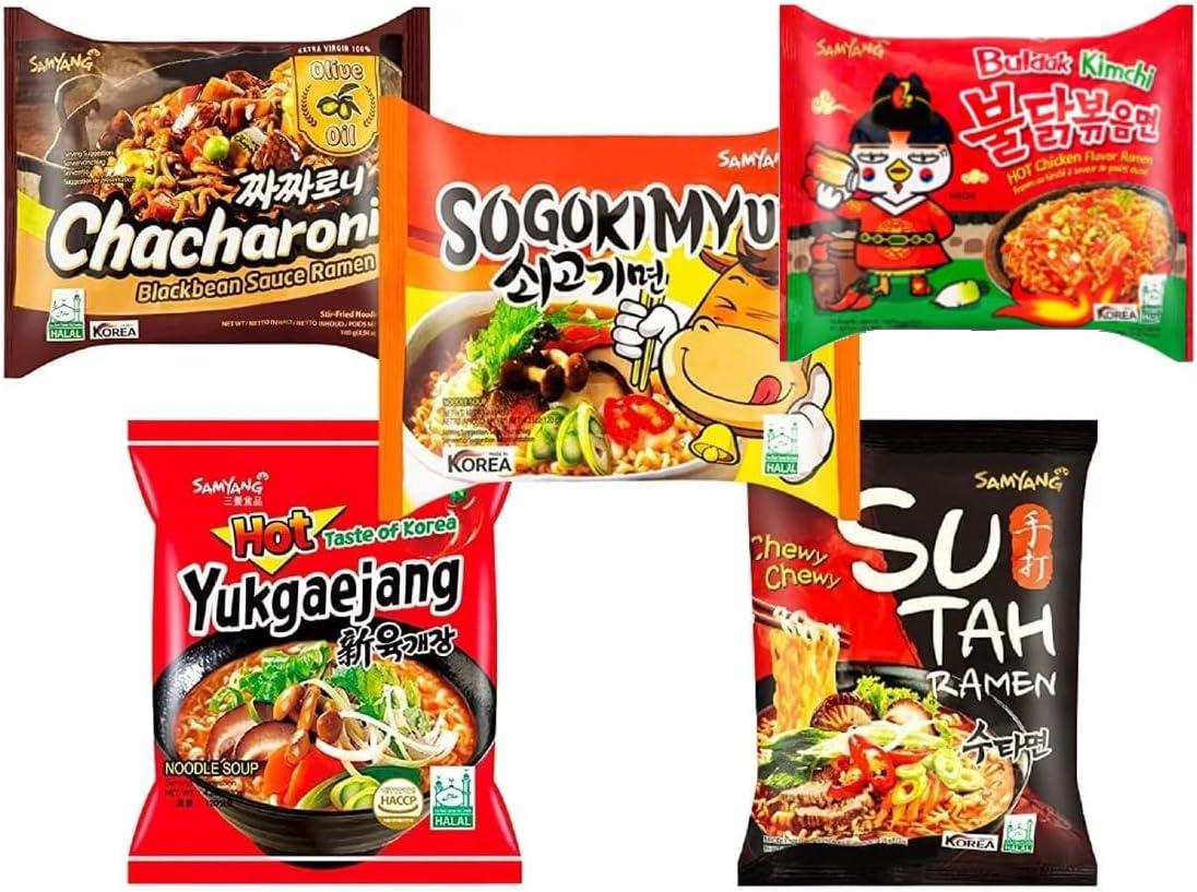 Samyang Korean Instant Noodle Soup Ramen (Hot Chicken Kimchi Sogokimyun ...