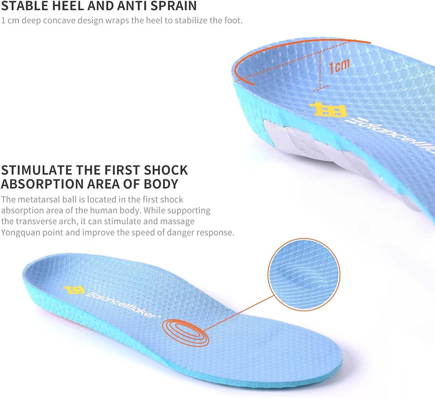 Balancemaker Kids Orthotic Insole Arch Support - Size Moderate US K 5Y ...