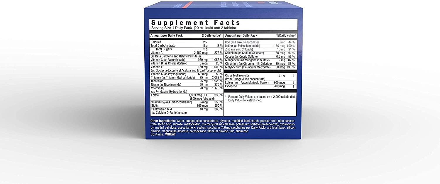 Orthomol Immun Vial: Immune Support Supplement 30-Day Supply - Vitamins ...