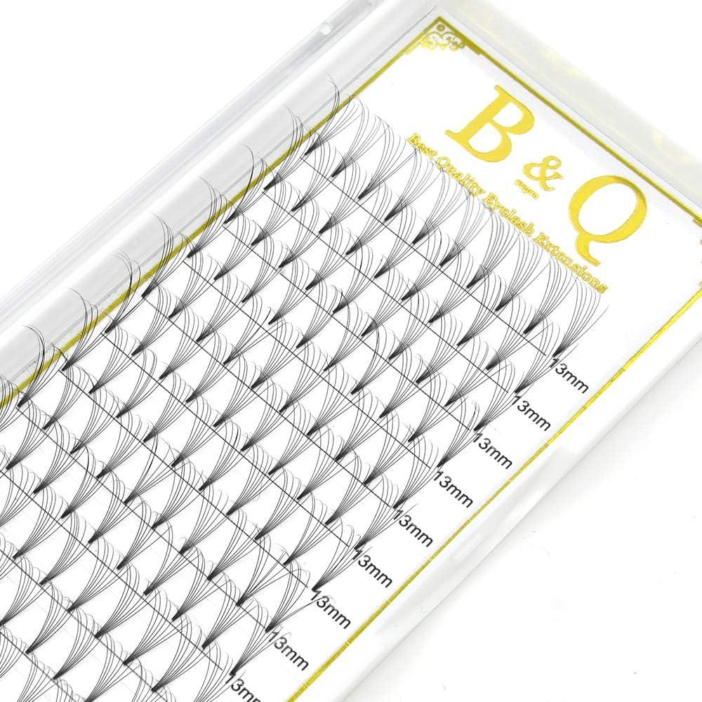7D-0.07D-9mm Pre Made Fan Eyelash Extensions | B&Q LASH Russian Volume ...