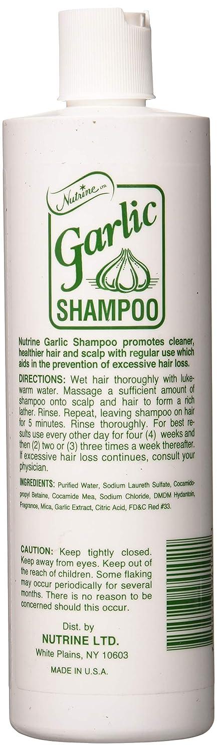 Nutrine Garlic Shampoo 16 oz. - Unscented, Natural Hair Care Solution ...
