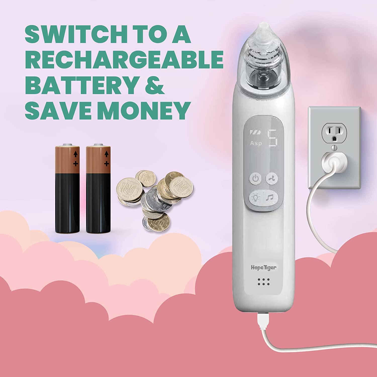 Rechargeable Baby Nasal Aspirator â€“ Electric Nose & Mucus Sucker for ...