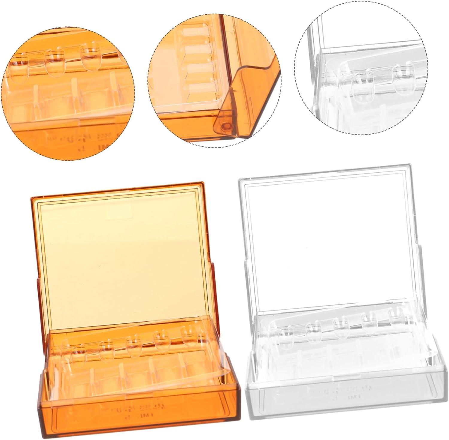 Clinic Syringe Case Holder 2pcs Box Syringe Plastic Storage Box Plastic ...