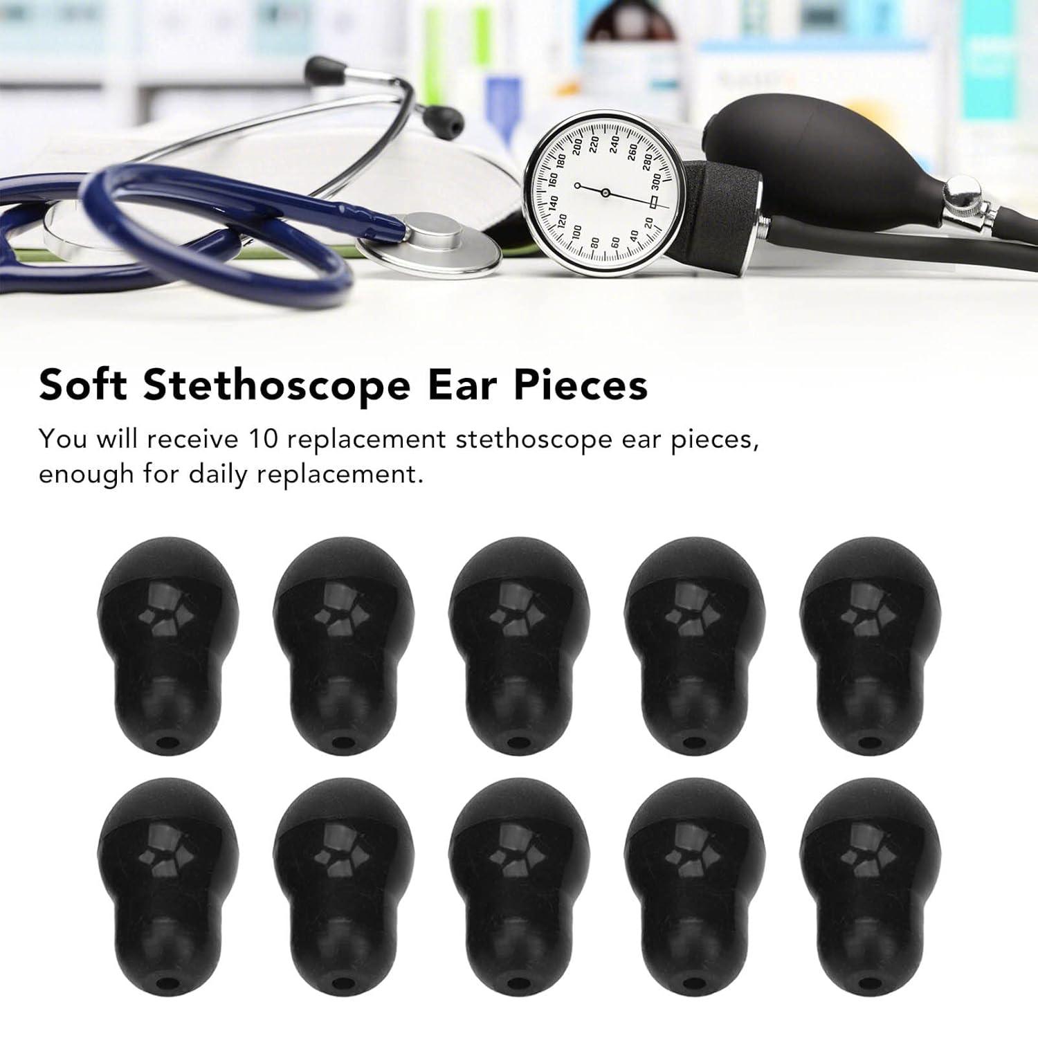 Buy Stethoscope Ear Tips - 10pcs Soft Replacement Ear Pieces ...