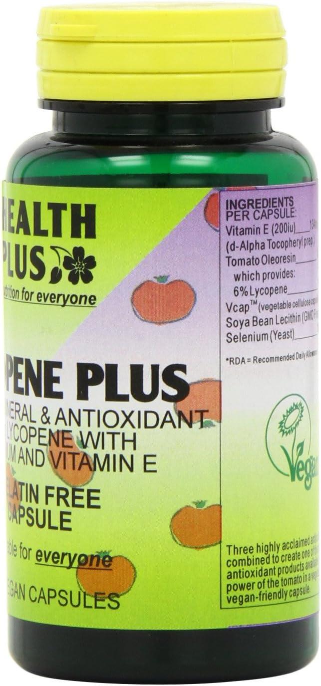 Health Plus Lycopene Plus 10mg Men's Health Supplement - 90 Gelatin ...