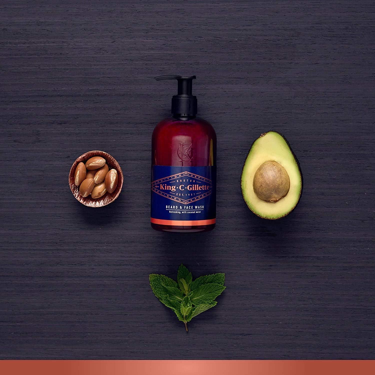 King C. Gillette Gift Set for Men | Razor Blades Shaving Gel & Beard ...