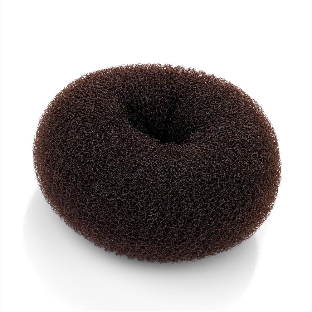 Medium Brown Hair Bun Shaper Former Donut Ring Styler by Pritties ...