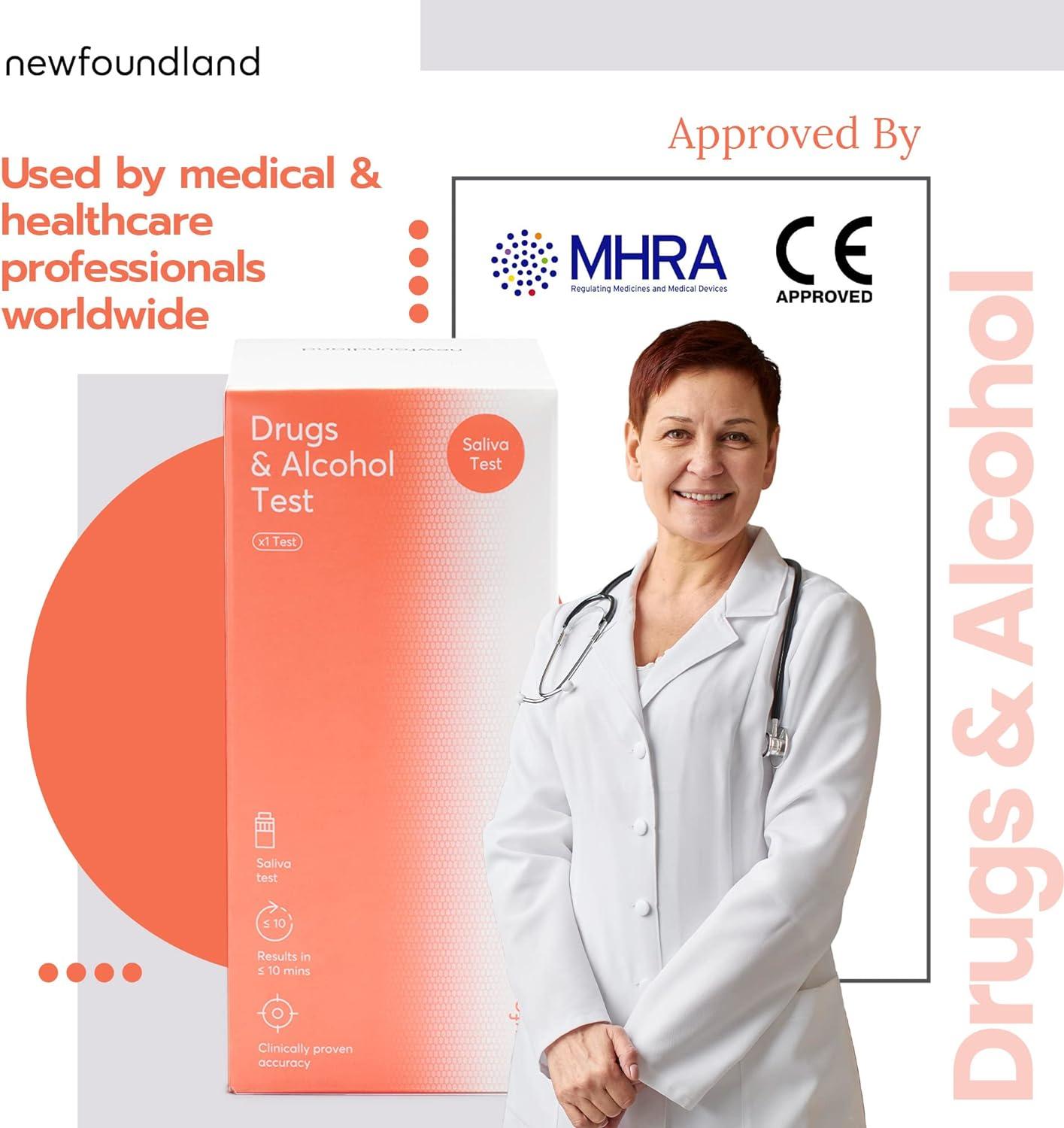 Newfoundland Drugs Testing Kit - Easy Saliva Drug Testing for All Major ...