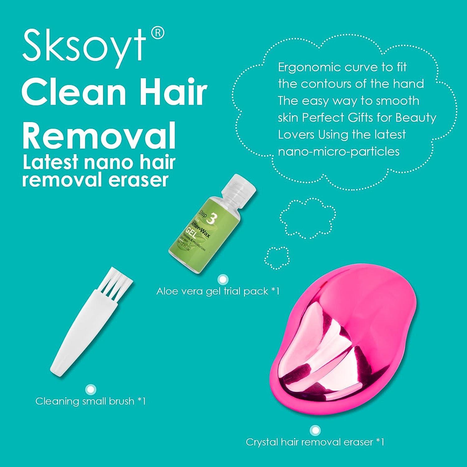 Nano Crystal Hair Removal Magic Eraser for Men and Women - Gentle ...