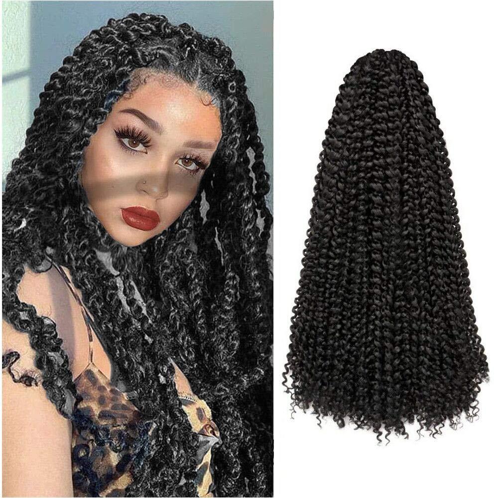 18 inch Passion Twist Water Wave Crochet Braids Hair - 7 Packs | Long ...