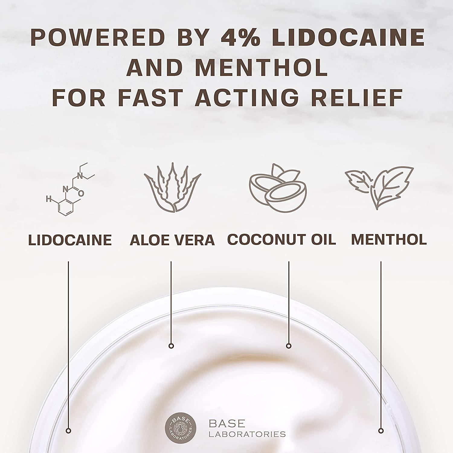 Shingbase Maximum Strength Shingles Cream with Lidocaine for Nerve Pain ...