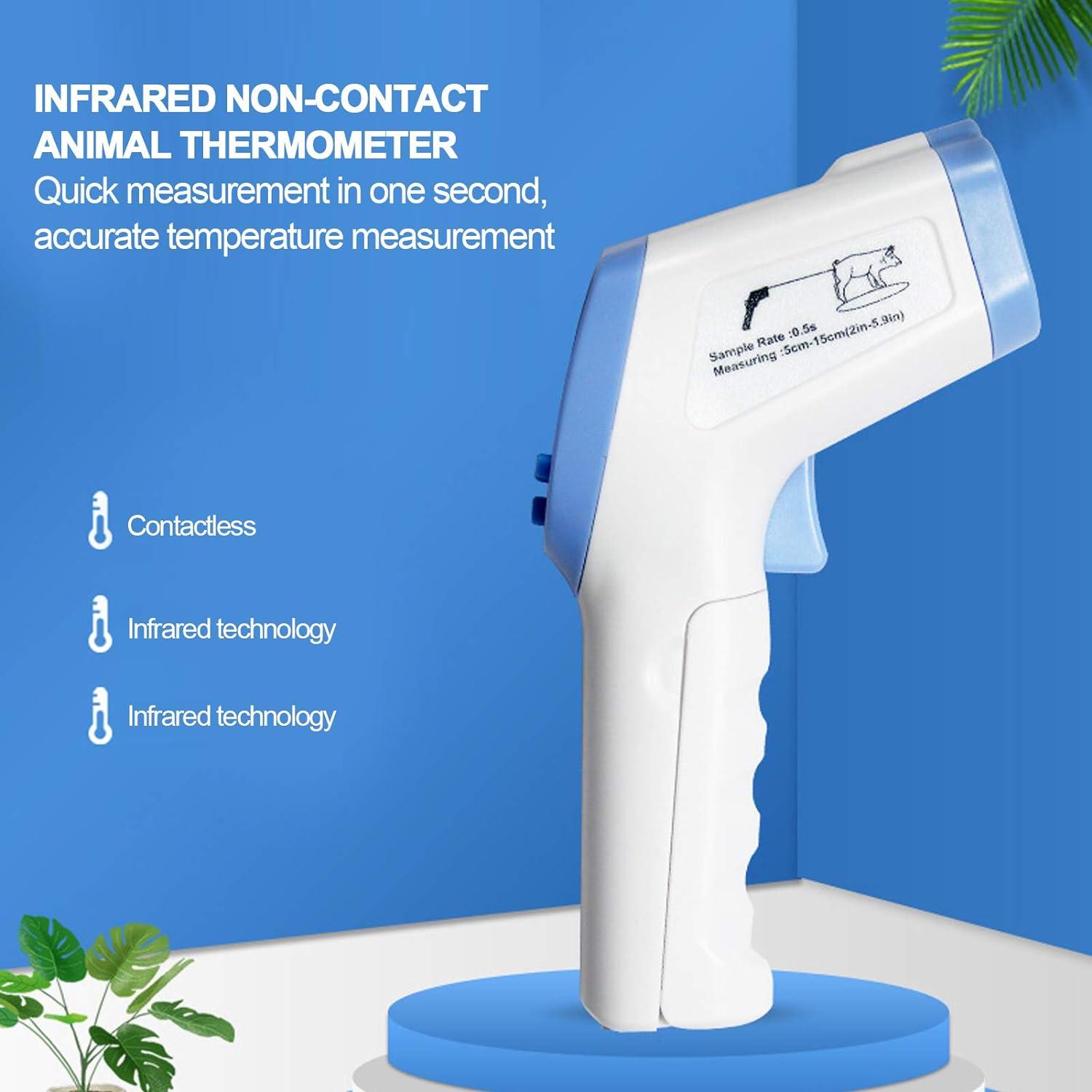 NDNCZDHC Veterinary Thermometer Dog Thermometer Fast Digital Veterinary ...