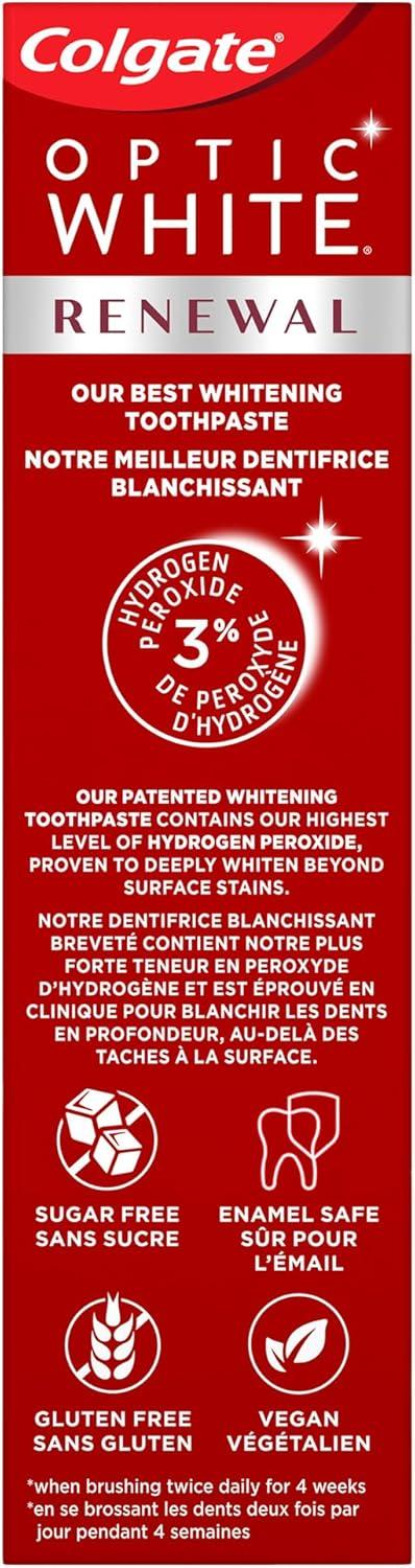 Colgate Optic White Renewal Toothpaste 70 mL (Pack of 2) High Impact ...