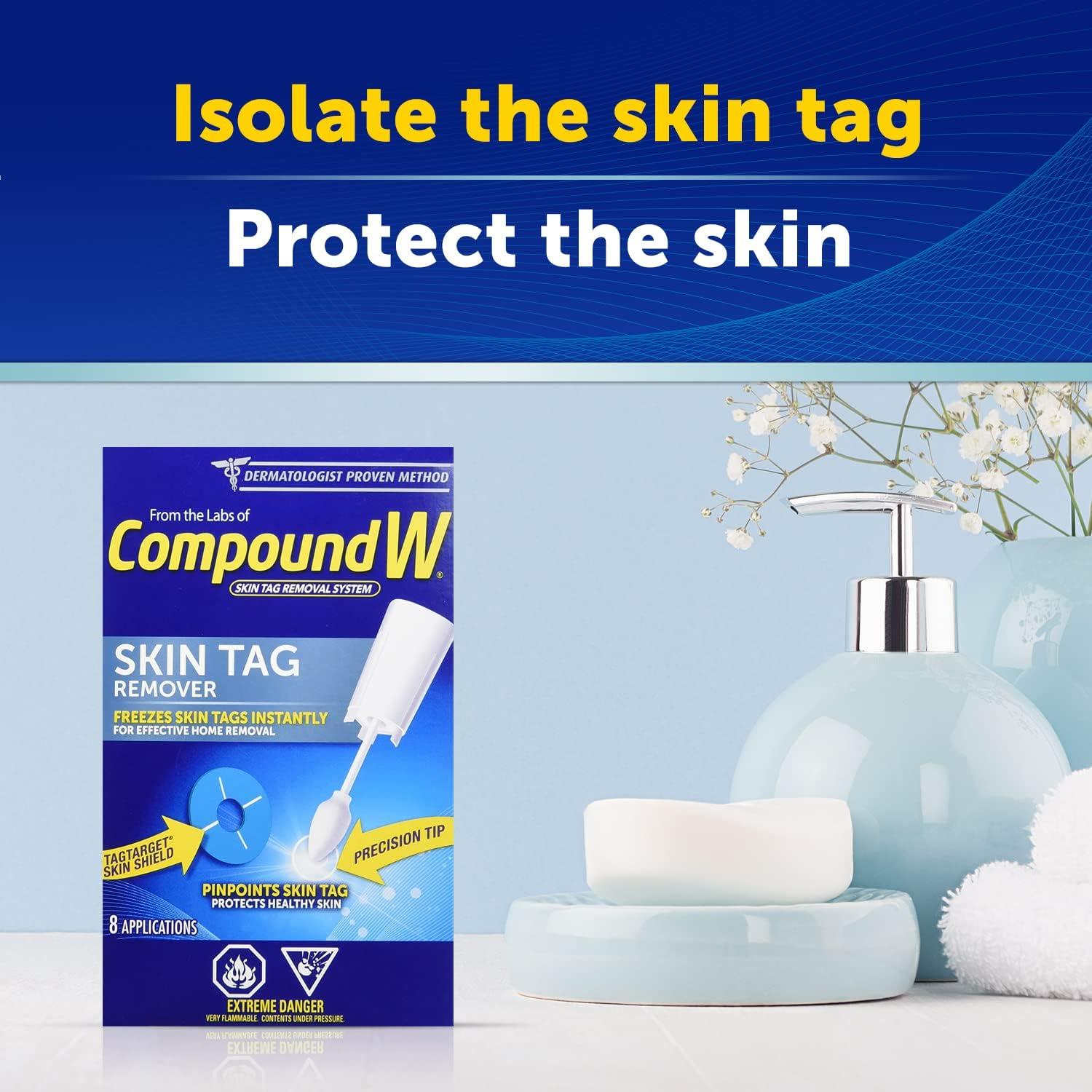 Compound W Skin Tag Remover System - 8 count - Freezes Your Skin Tag ...