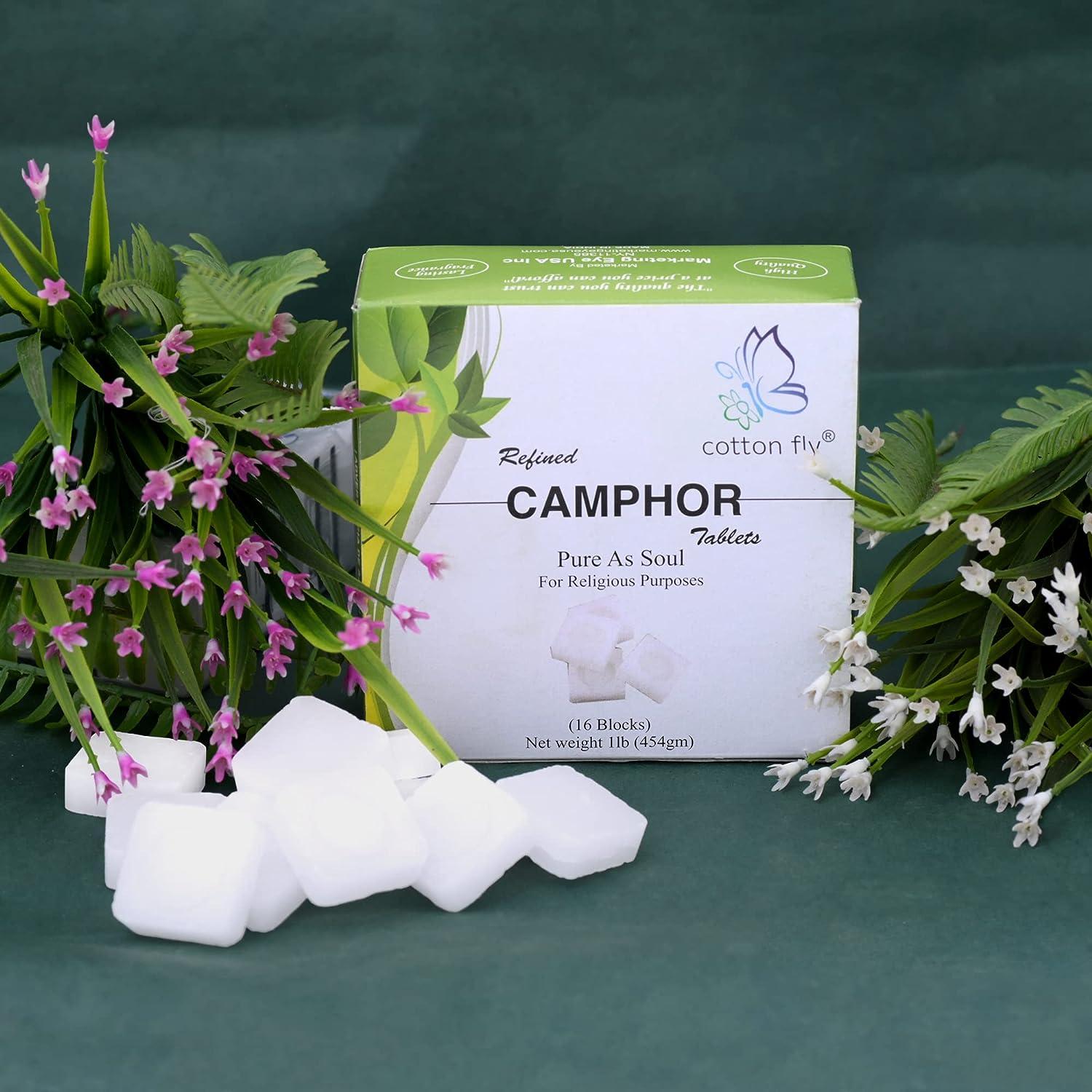 Refined Camphor Blocks - 1 lb (16 Blocks, 64 Tablets) | Top Quality ...