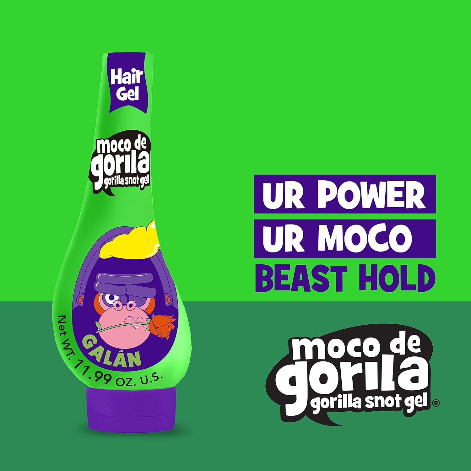 Moco de Gorila Galan Hair Styling Gel 3-Pack 11.9 Oz - Long-lasting ...