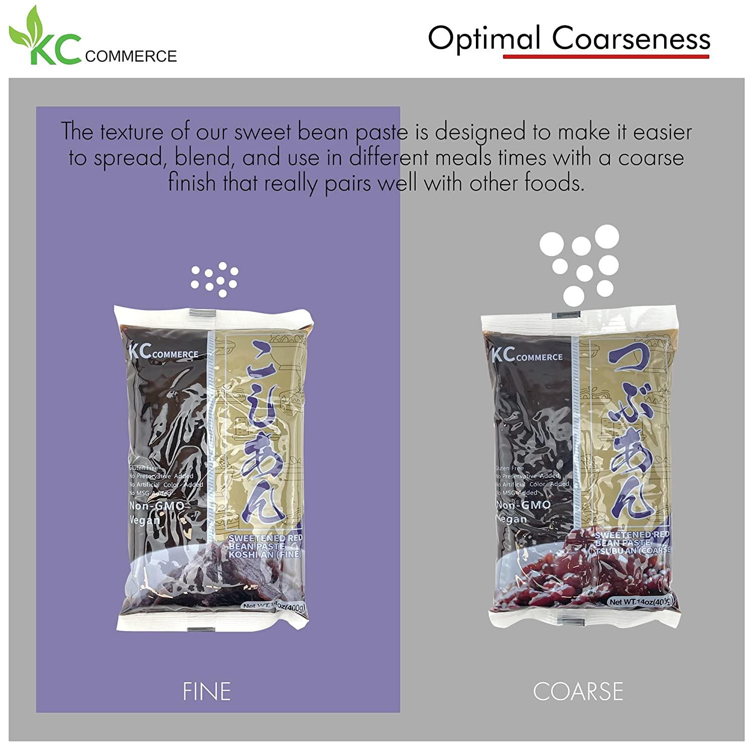 KC Commerce Sweetened Red Bean Paste - Adzuki Beans Mochi Rice Cake ...