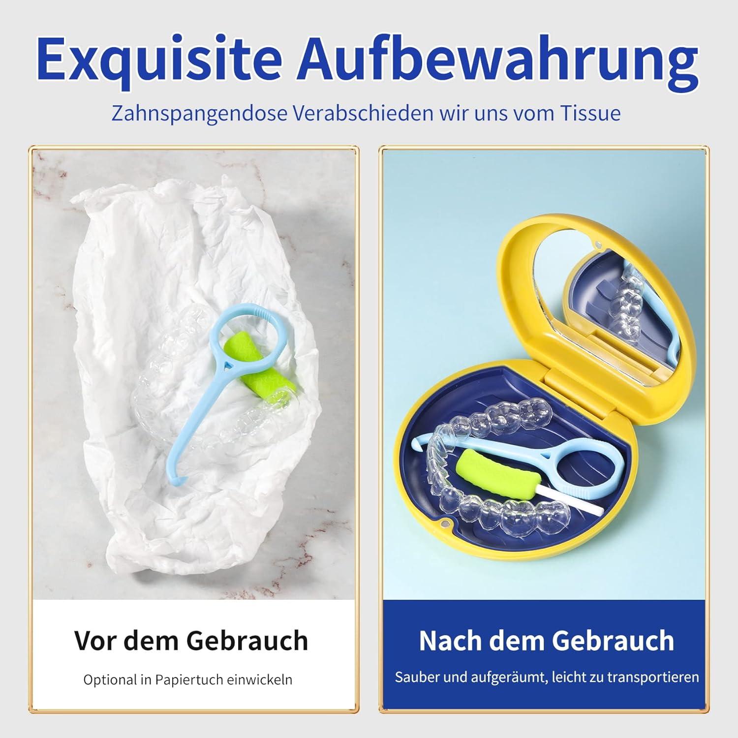 Annhua Denture Box & Braces Case - Perfect for Aligners Invisible ...