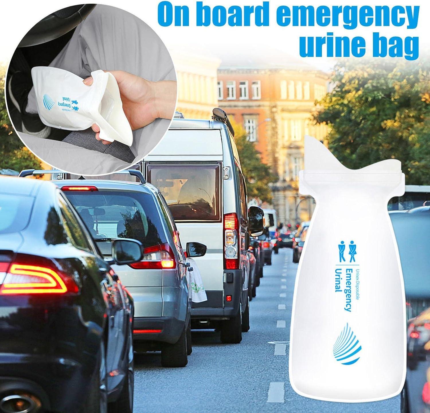 Pee Bags for Travel Unisex Temporary Toilet - Portable Toilet Pee Bags ...