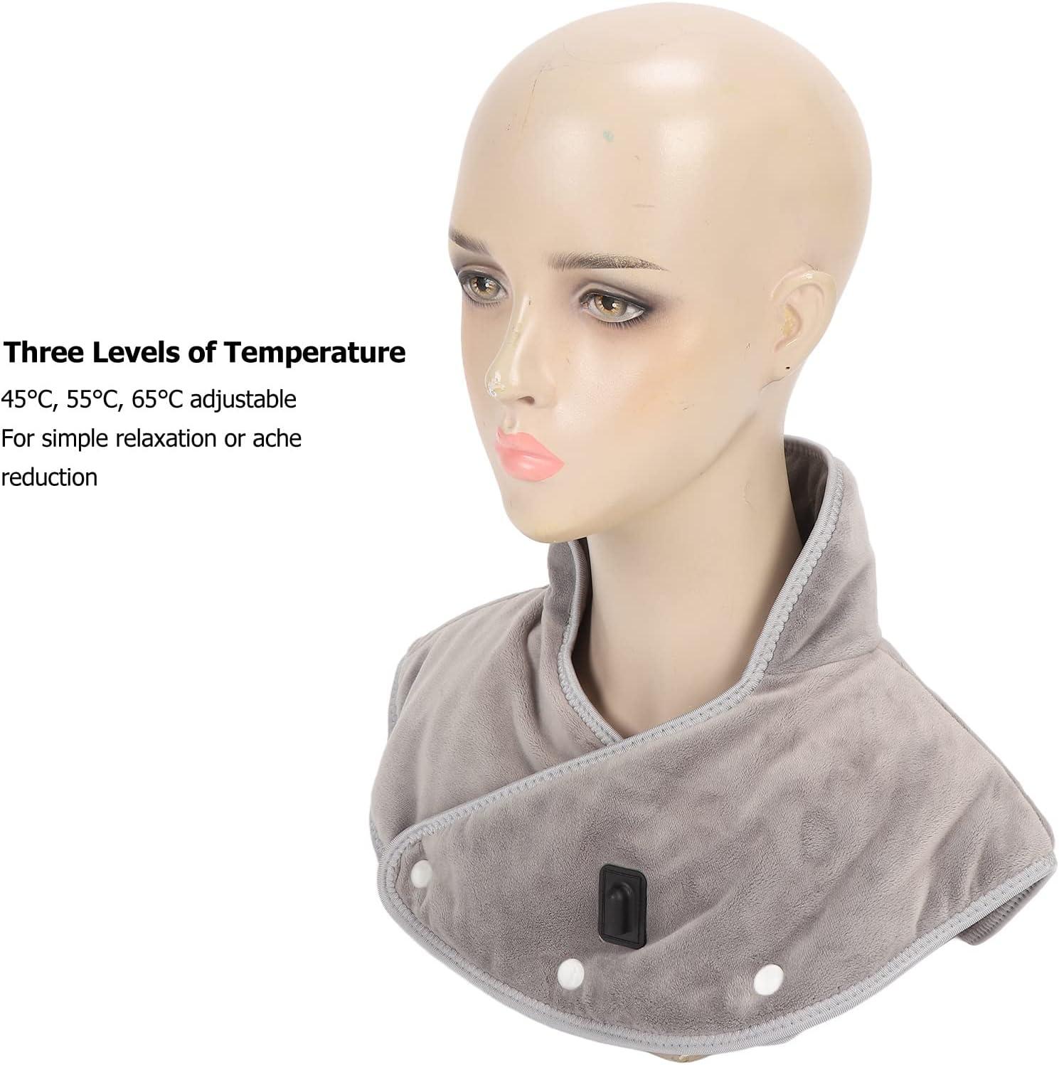 Shoulder Heating Mat - Portable USB 3-Level Temp & Timer for Back Belly Neck Care