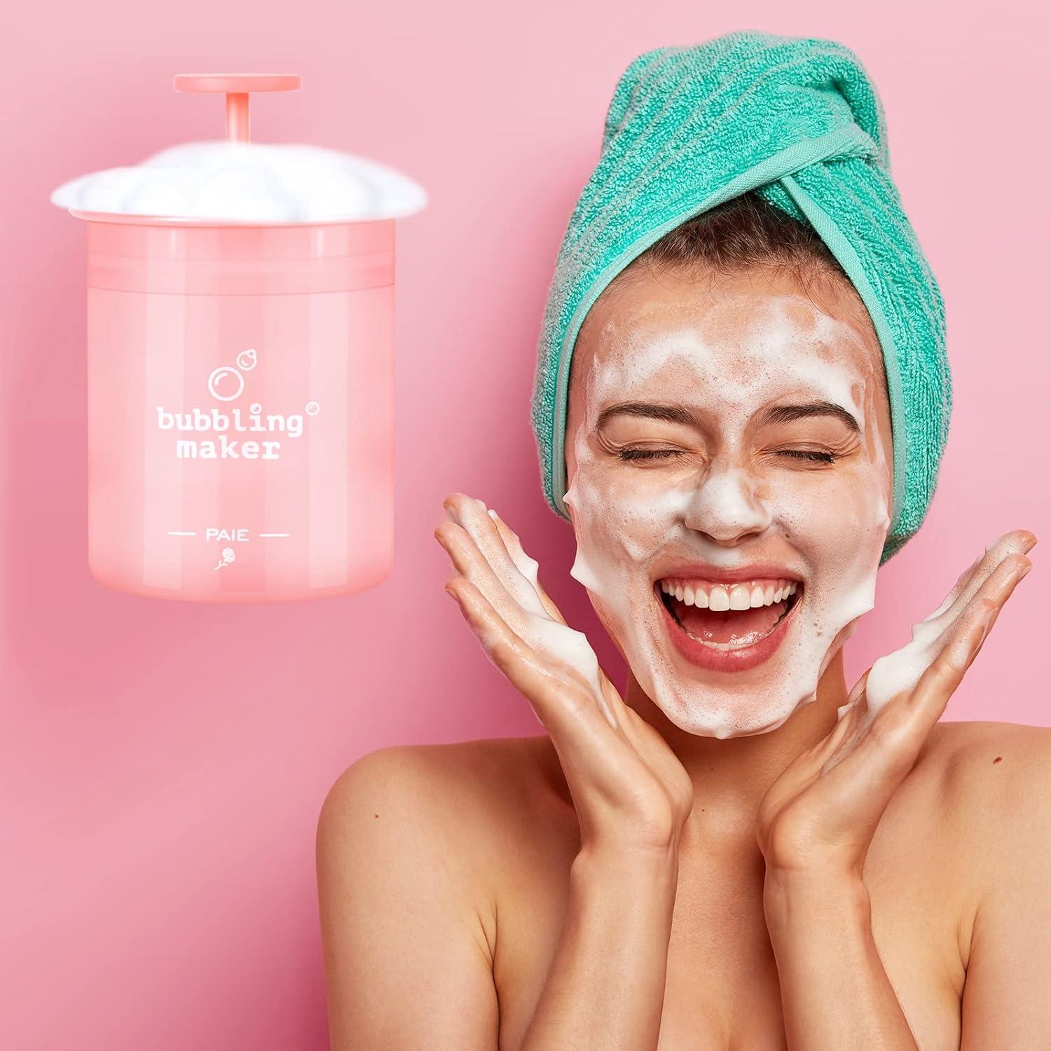 2 Pack Face Wash Foam Maker Bundle for Gentle Cleanser | Marshmallow ...