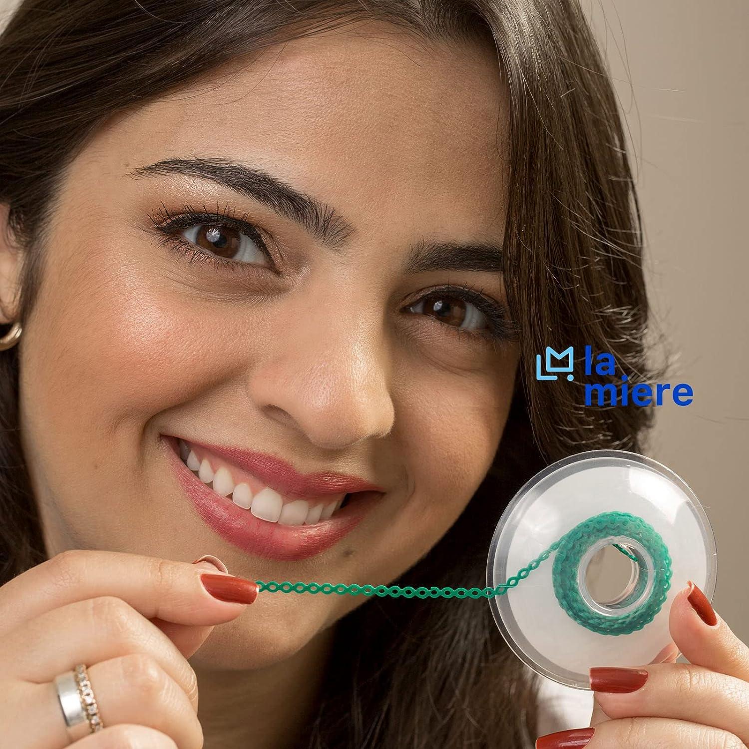 Orthodontic Braces Rubber Chains - 2 Rolls Power Chains in Deep Black ...