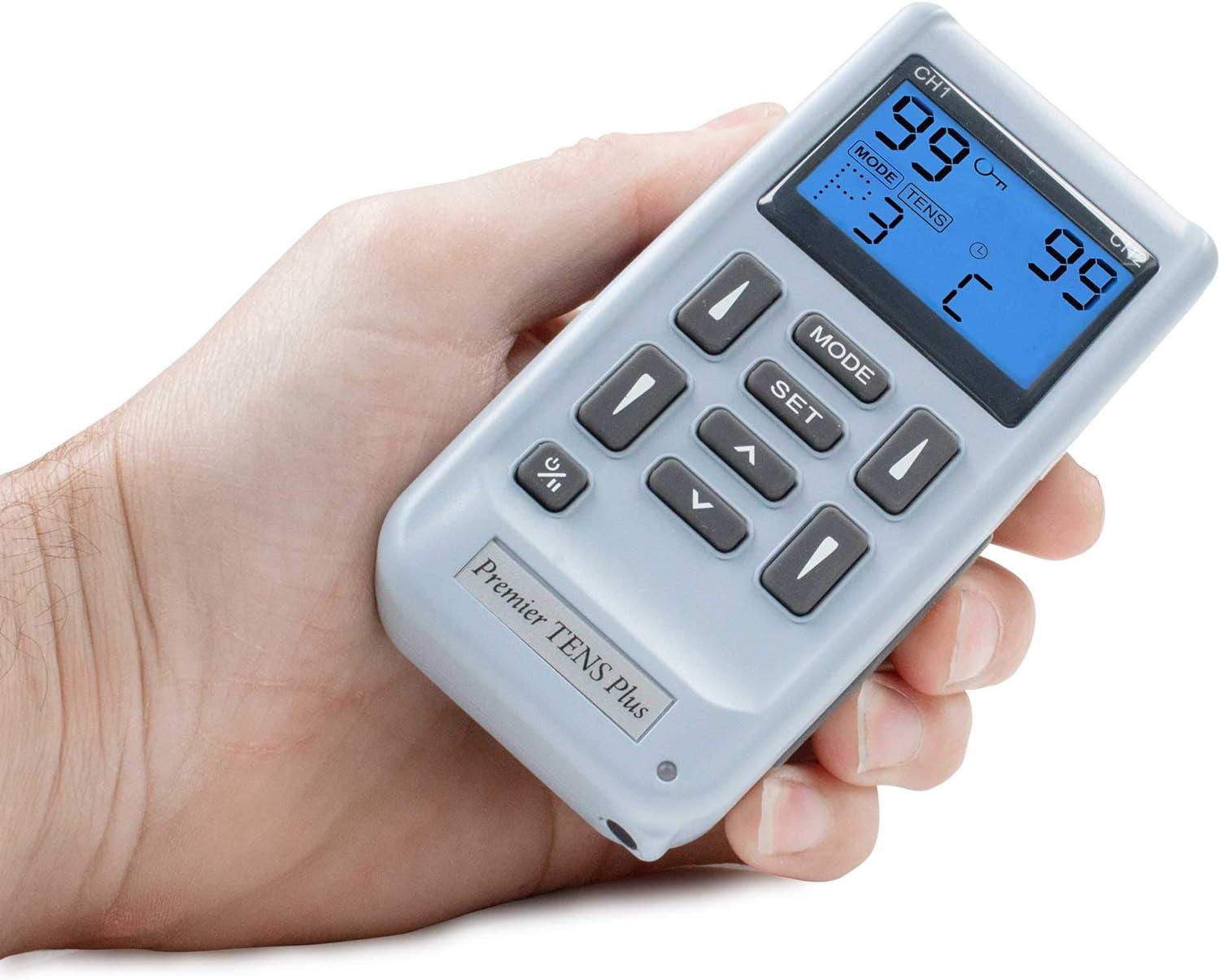 Med-Fit Premier Rechargeable Dual-Channel TENS with 12 Clinically ...