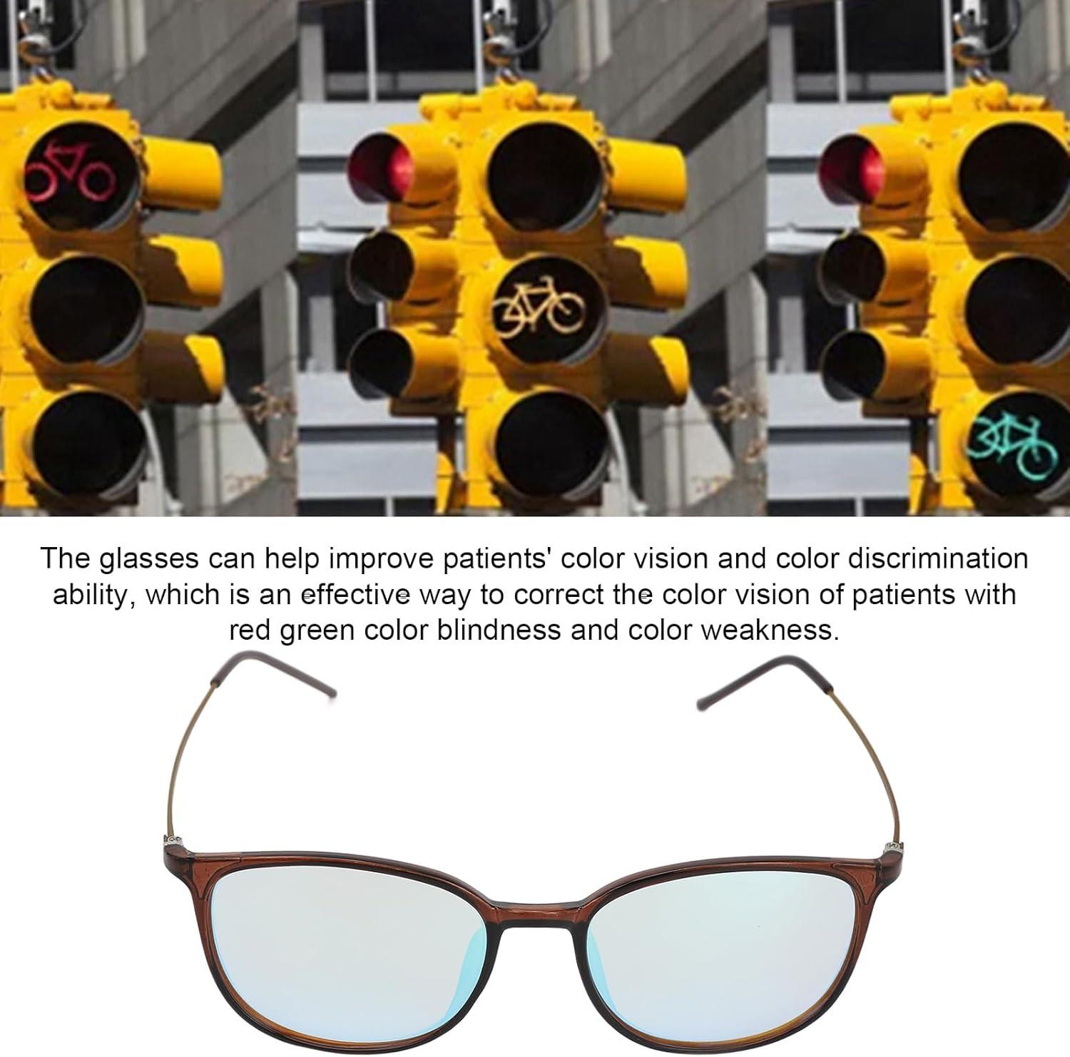Color Correction Glasses for Color Blindness - TR90 Red-Green Goggles ...
