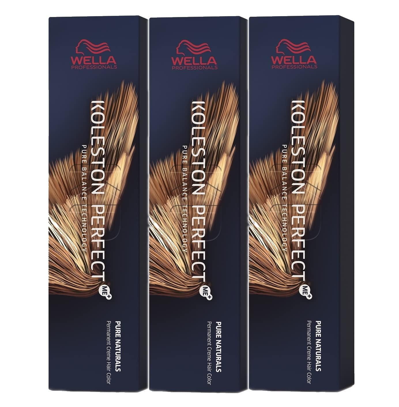 Buy Pack of 3 Wella Koleston Perfect ME+ 88/43 Light Blonde Intensive ...