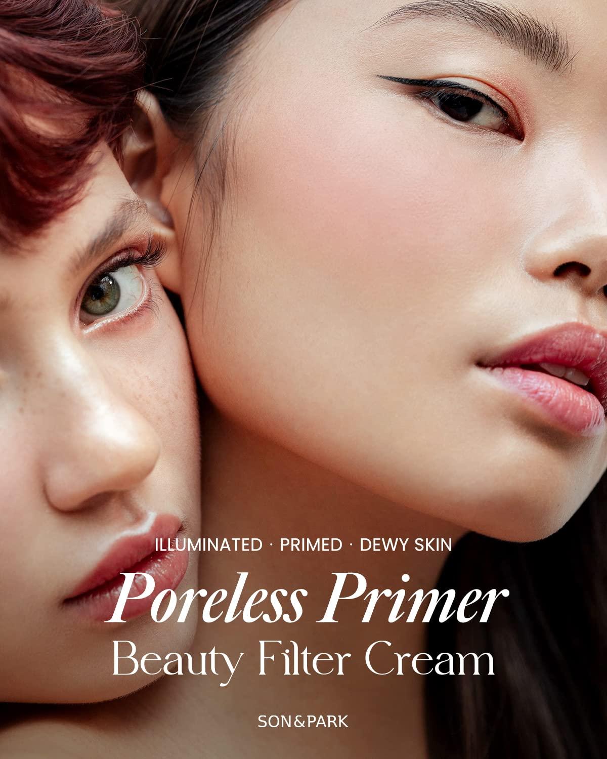 SON&PARK Beauty Filter Cream Glow 40g | Poreless & Hydrating Primer for ...
