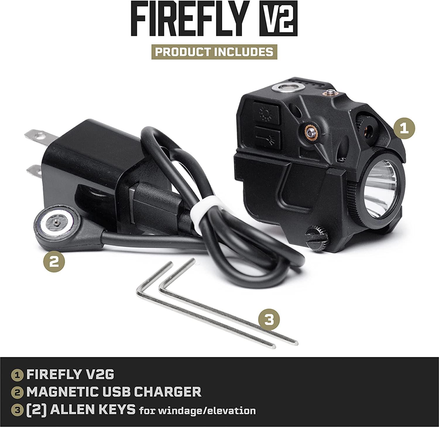 Firefly V2 Flashlight Laser Sight | Strobe Function | 220 Lumens ...