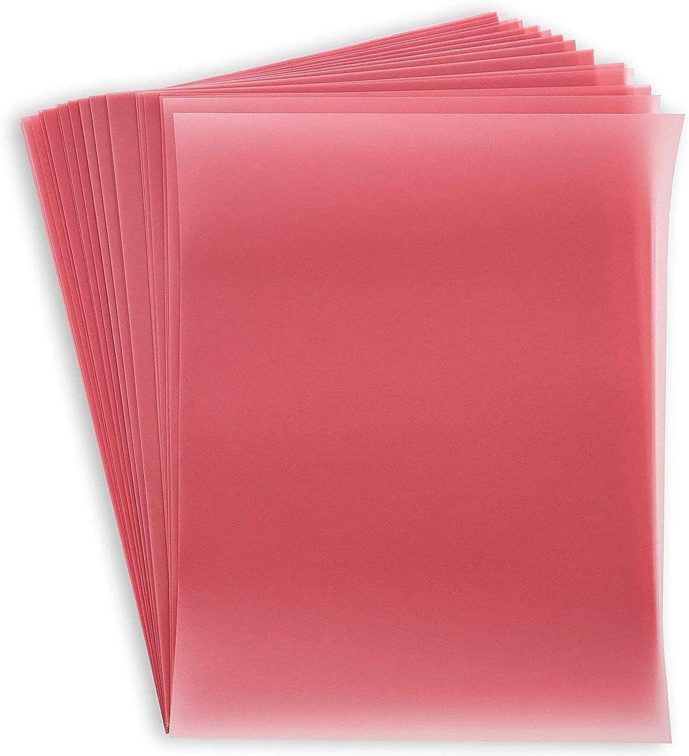Pink Vellum Paper for Invitations and Tracing (8.5 x 11 in 50 Sheets ...